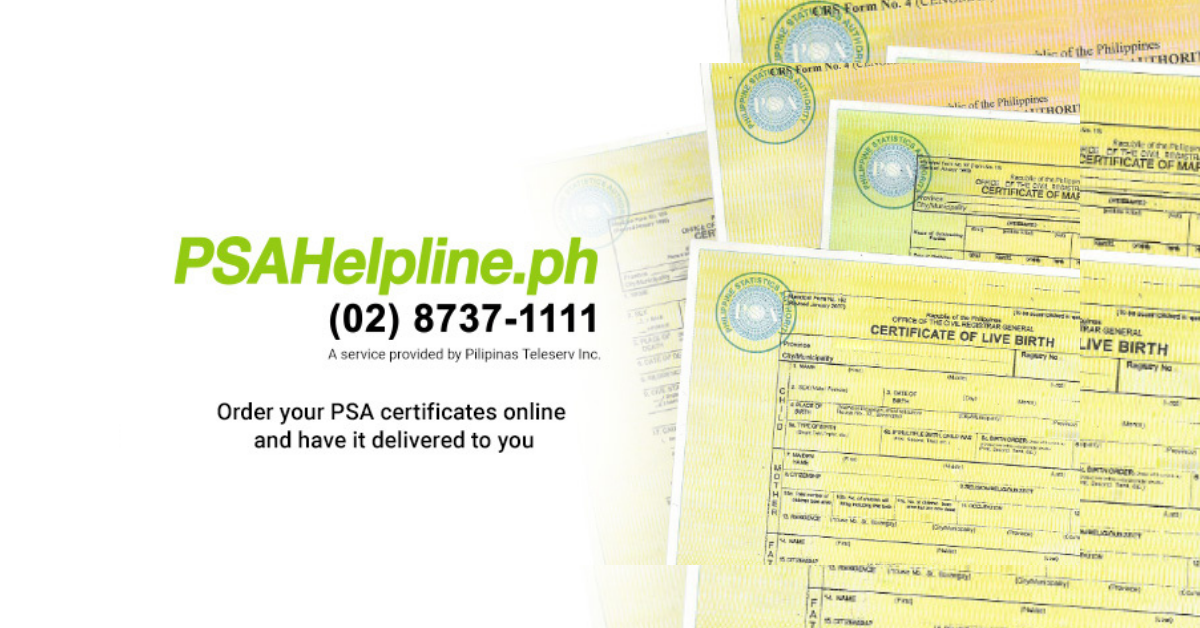 PSAHelpline: Your Online Channel for PSA Certificates - CHE Goes On