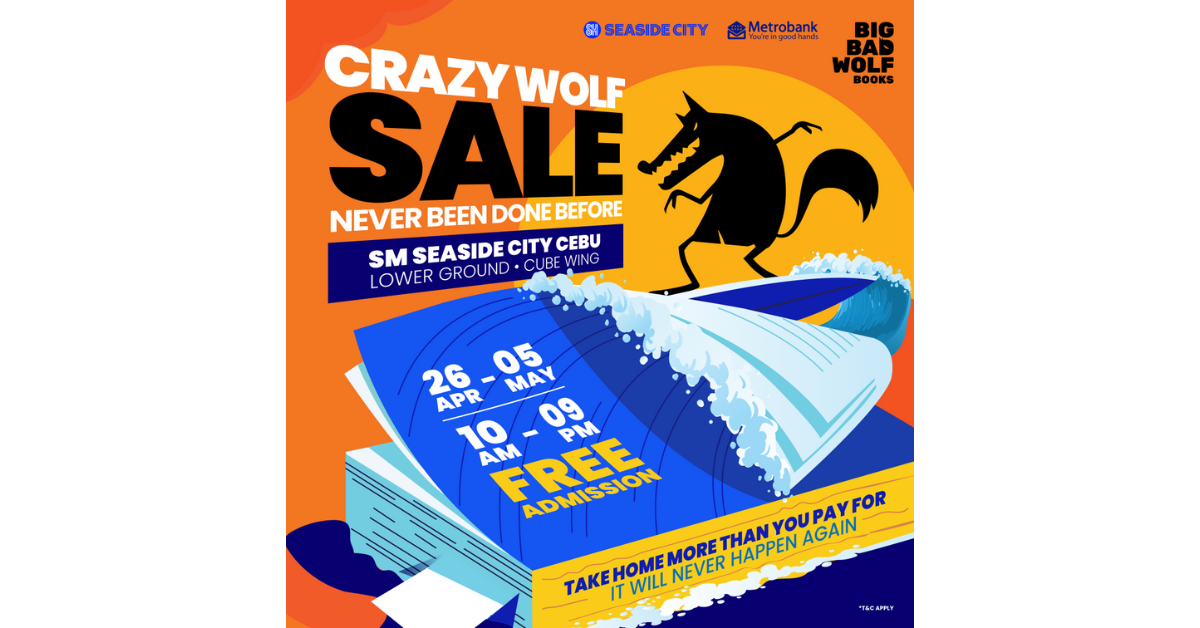 The Wolf Returns: Big Bad Wolf Strikes Cebu City with Crazy Wolf Sale ...