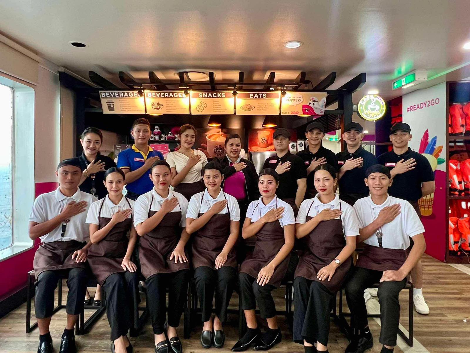 2GO Launches First-Ever Barista Workshop at Sea - CHE Goes On